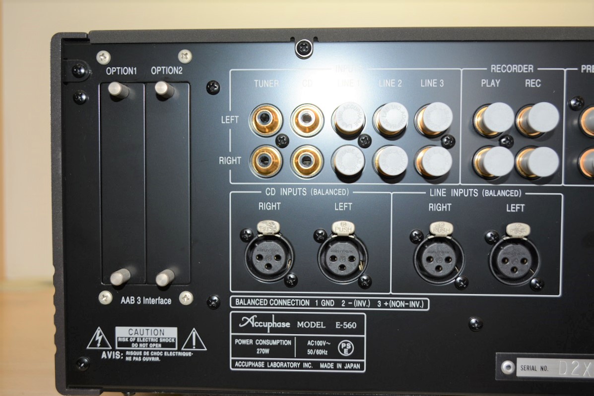 販売終了： 中古品：Accuphase E-560 CLASS-A ステレオ プリメインアンプ 中古品 オーディオ専門店AVBOX